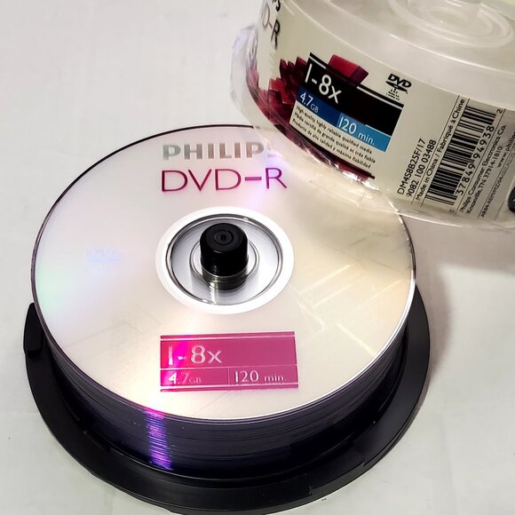 Philips | Media | Pack Of 5 Blank Dvds Dvdr Philips 8x 47gb 2hrs | Poshmark